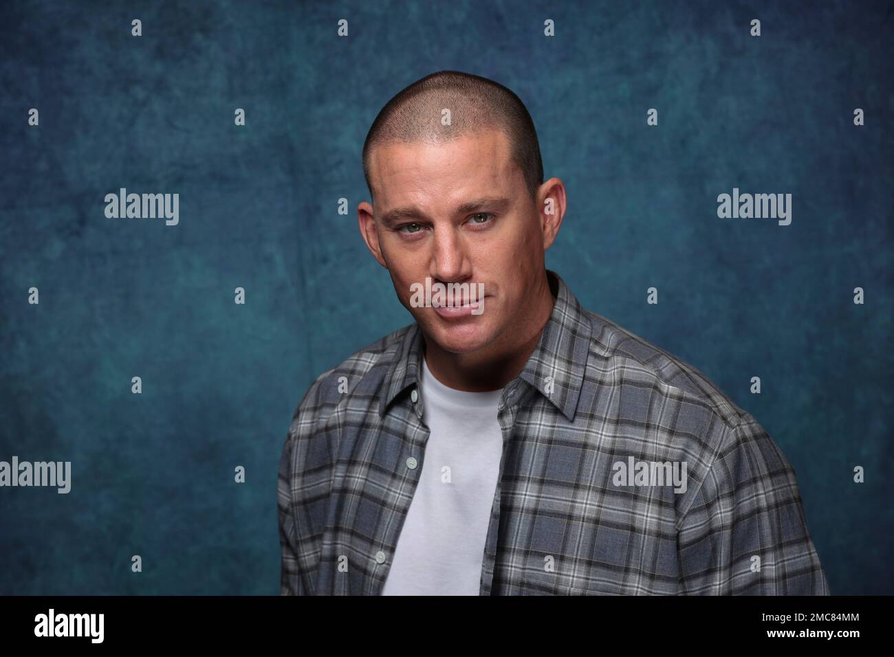 Channing Tatum poses for a portrait at the Four Seasons Hotel on Sunday ...