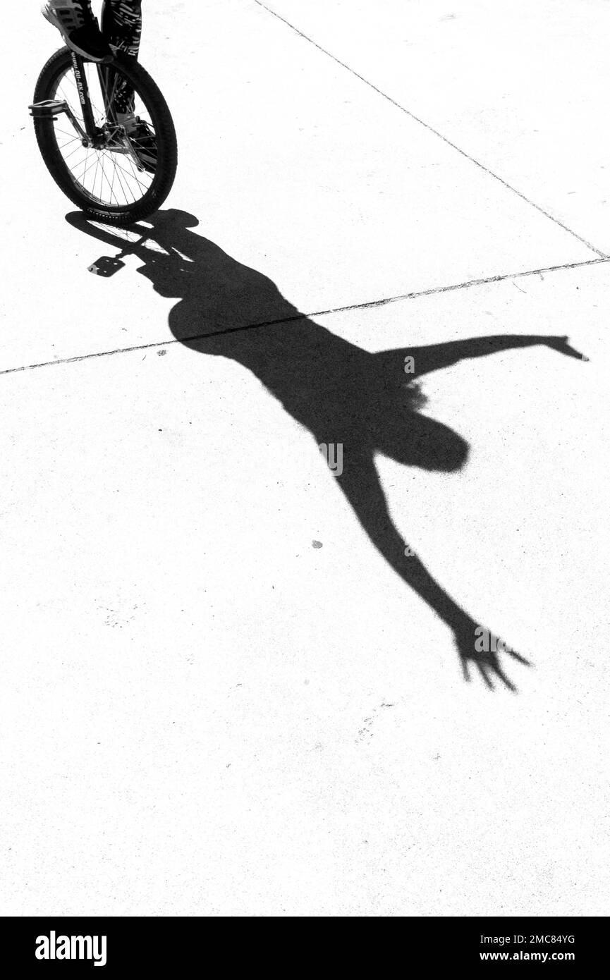 One wheel balance Cut Out Stock Images & Pictures - Alamy