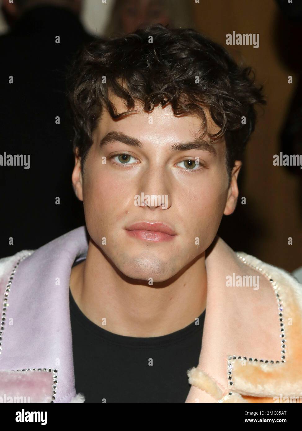 Actor Drew Starkey attends the NYFW Fall/Winter 2022 Christian Cowan ...