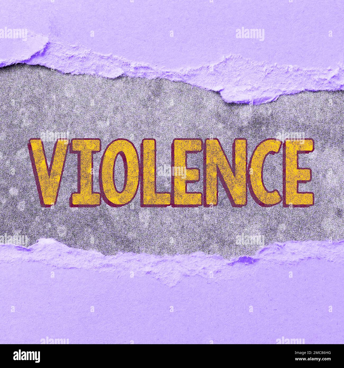 Text caption presenting Violence. Concept meaning the use of physical ...