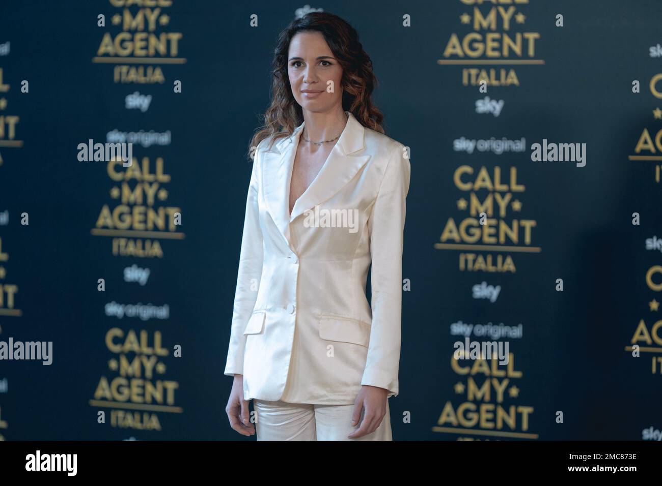 Actress Emanuela Fanelli attends ''Call my Agent'' photocall at the ...