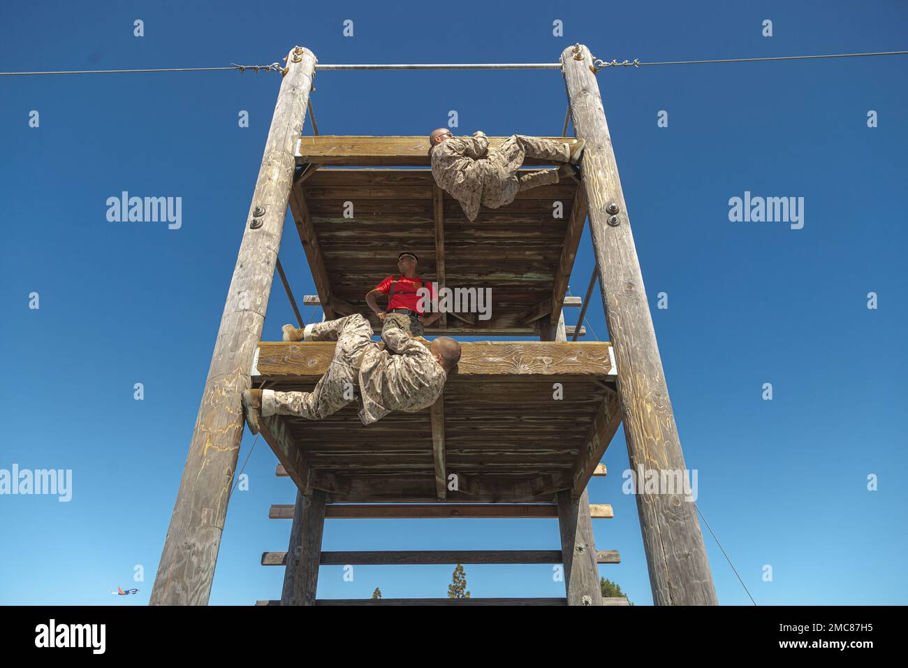 U.S. Marine Corps recruits with Alpha Company, 1st Recruit Training ...