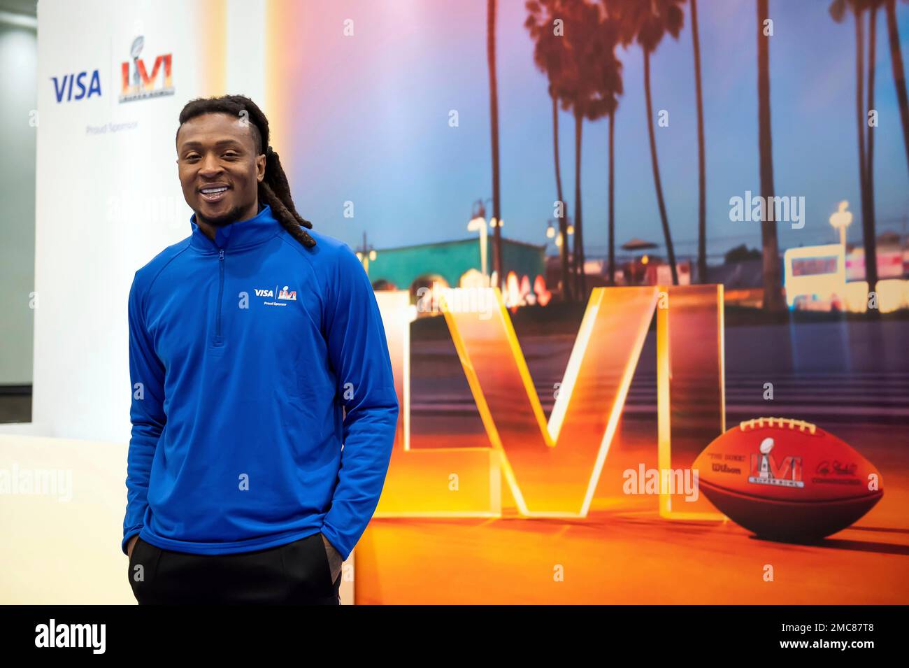 IMAGE DISTRIBUTED FOR VISA - Star NFL wide receiver DeAndre Hopkins at ...