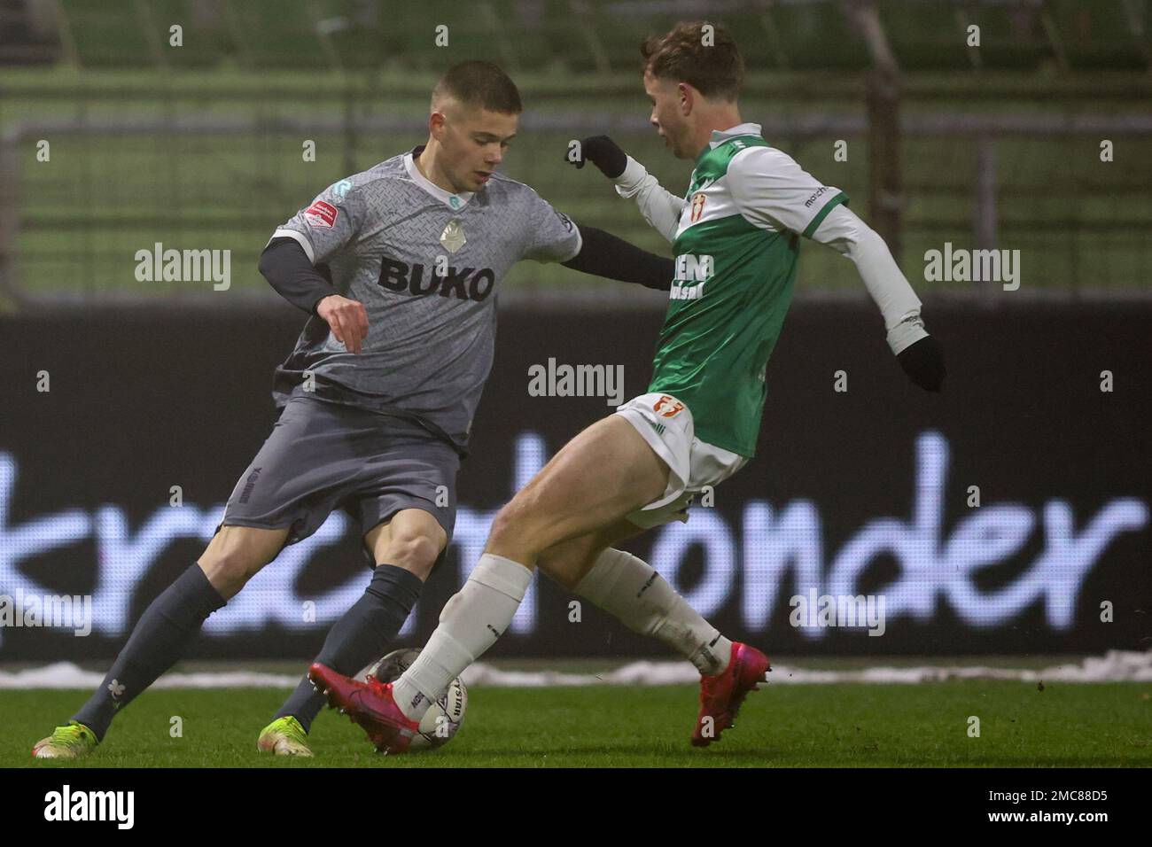 DORDRECHT, NETHERLANDS - JANUARY 21: Rein Smit of Telstar, Benjamin ...