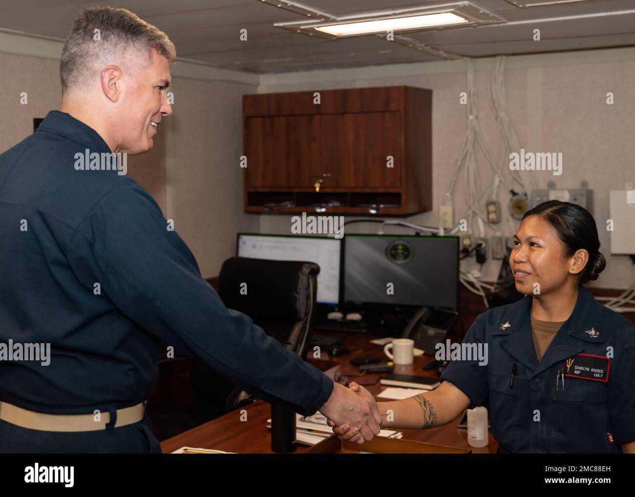 Rear admiral derek a trinque hi-res stock photography and images - Alamy
