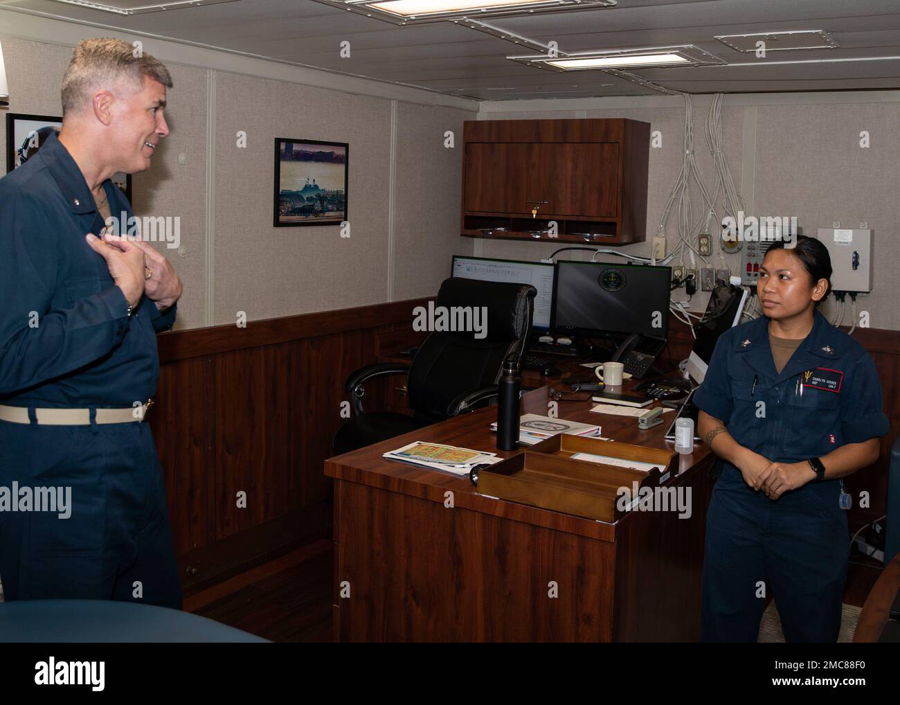 Rear admiral derek a trinque hi-res stock photography and images - Alamy