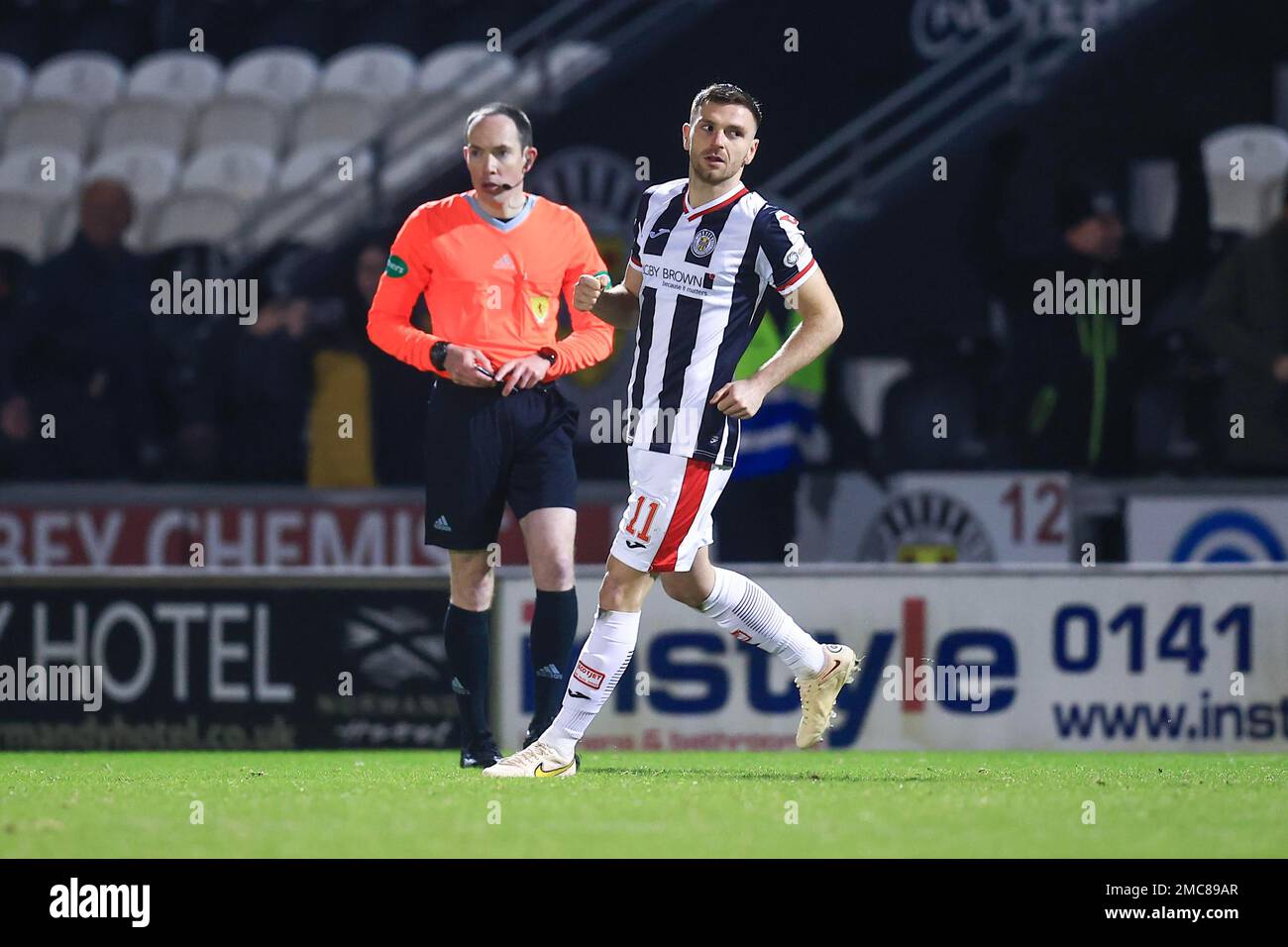 21st January 2023; St Mirren Park, Paisley, Renfrewshire, Scotland ...