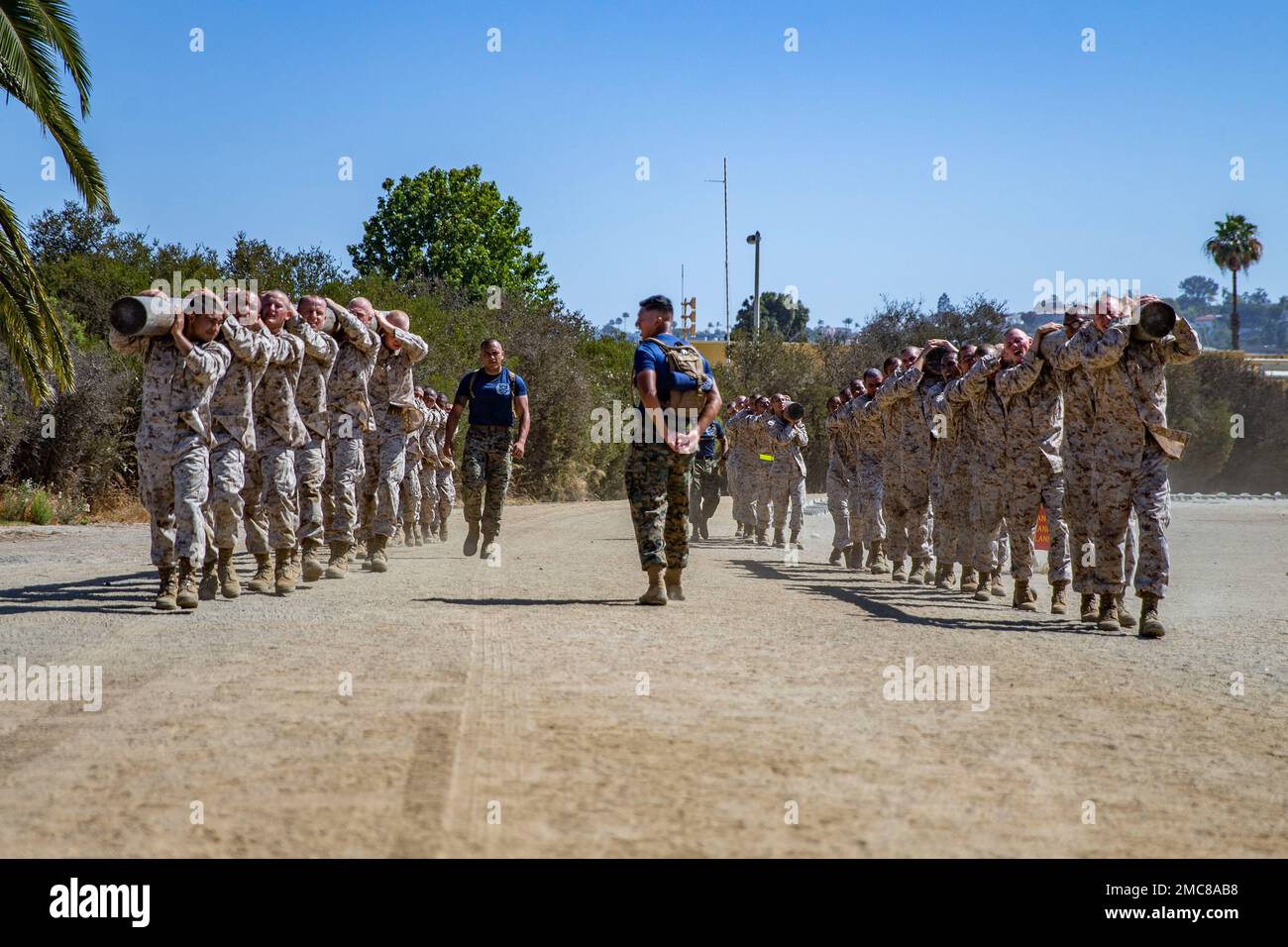 U.S. Marine Corps recruits with Mike Company, 3rd Recruit Training ...