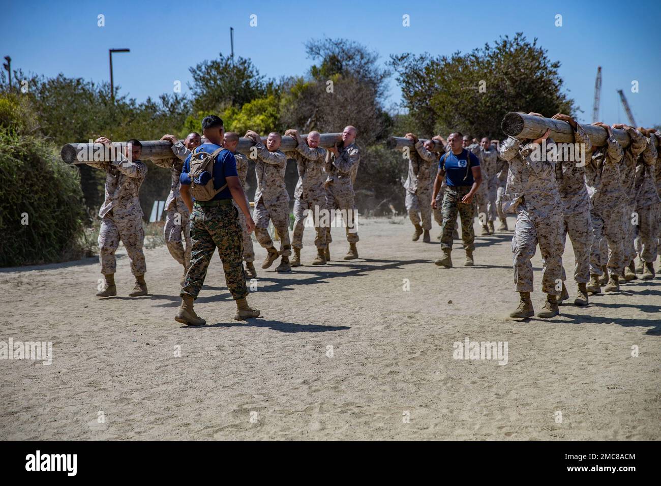 U.S. Marine Corps recruits with Mike Company, 3rd Recruit Training ...