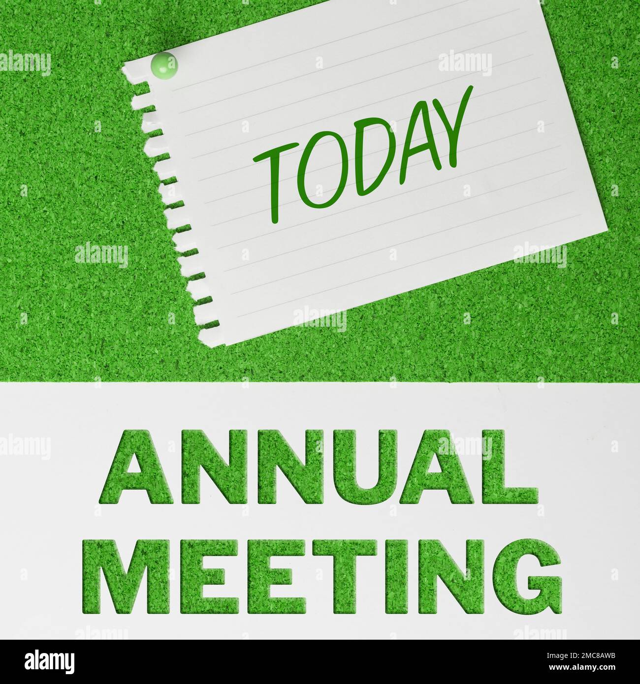 Inspiration showing sign Annual Meeting. Business concept Yearly ...