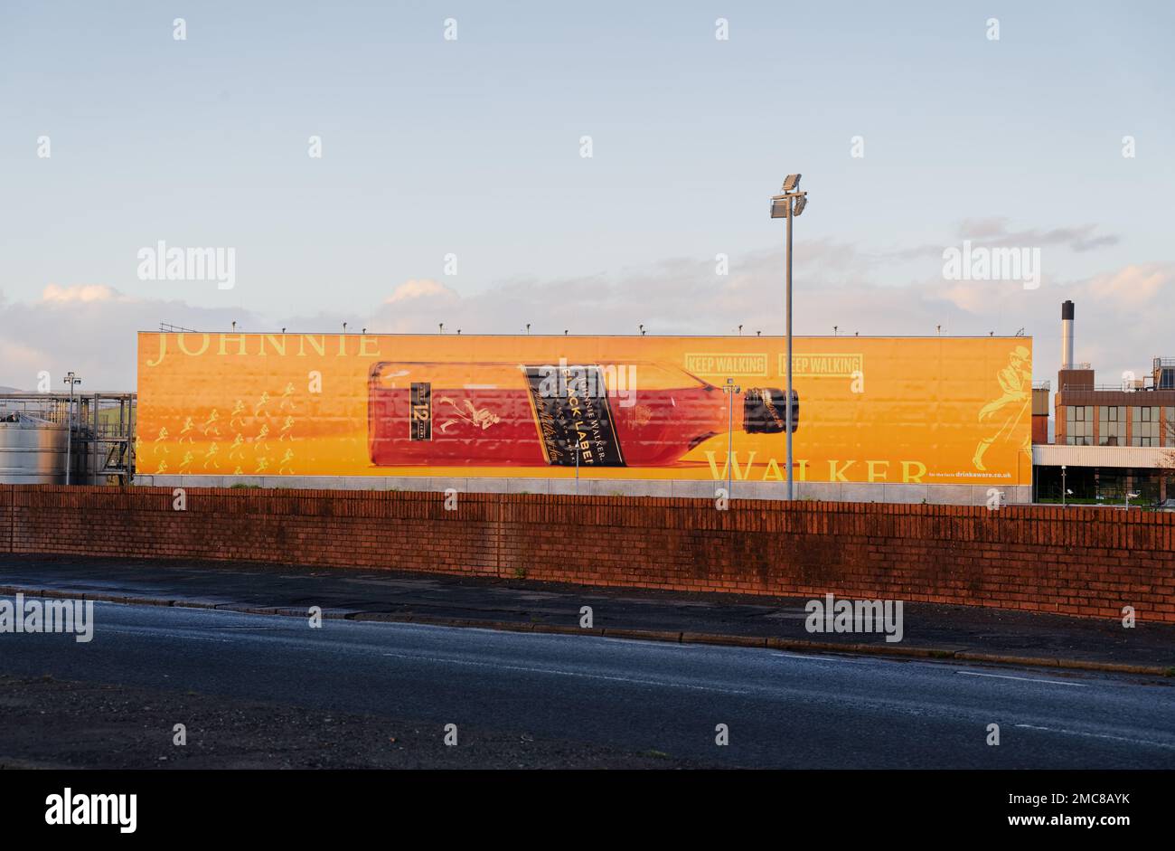 Johnnie walker red label logo hi-res stock photography and images - Alamy