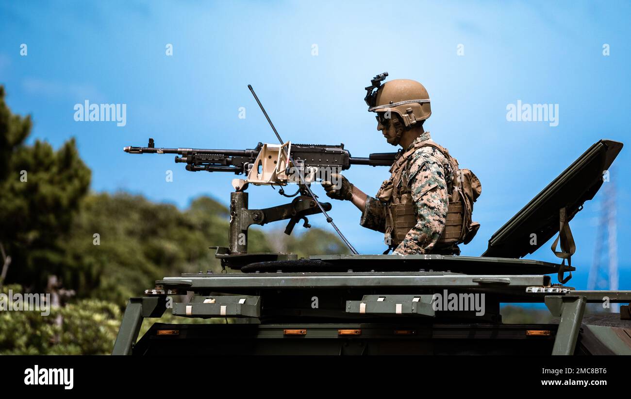 A U.S. Marine with Battalion Landing Team 2/5, 31st Marine ...