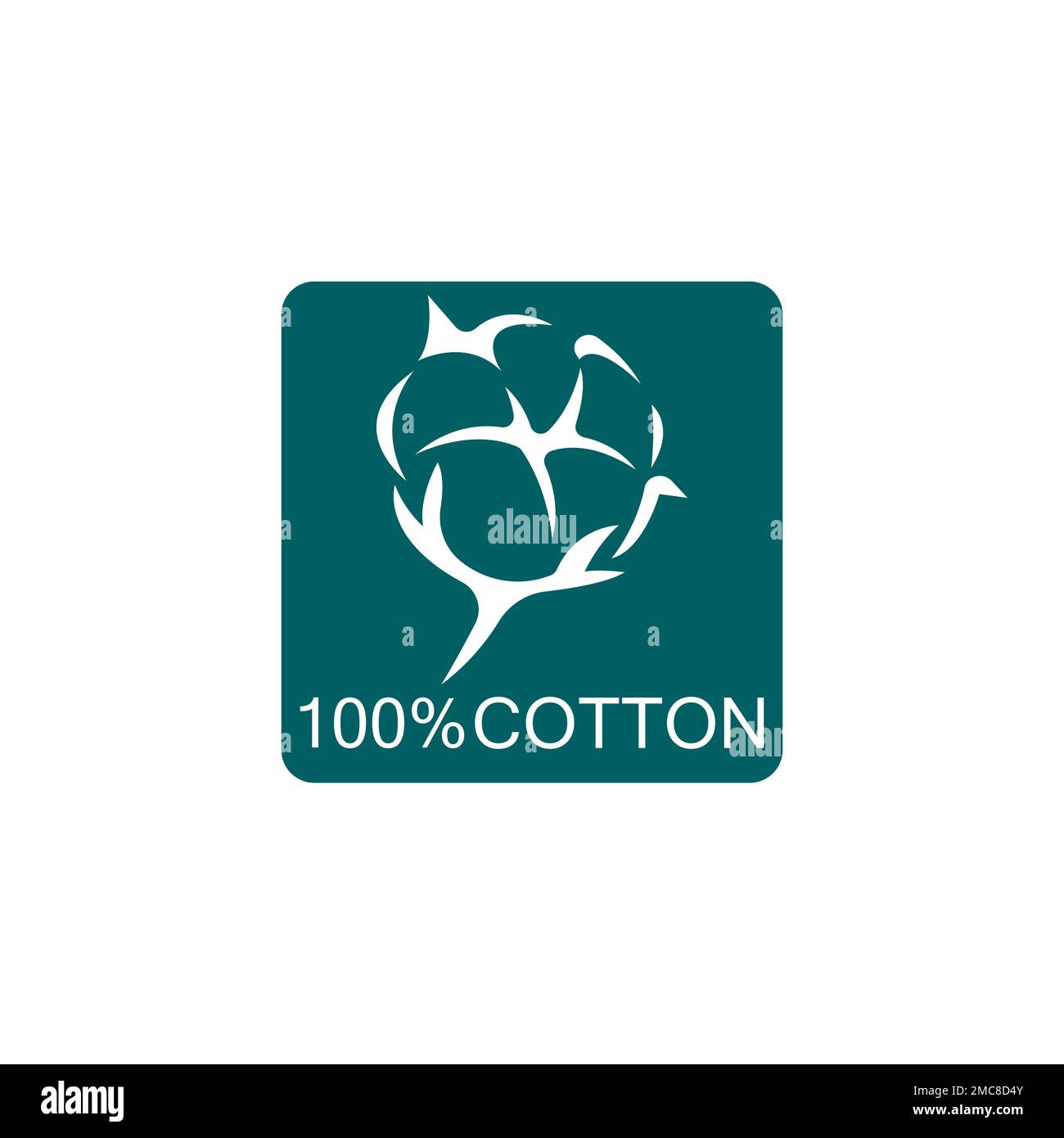100% cotton icon.Natural organic cotton, pure cotton vector labels.logo ...