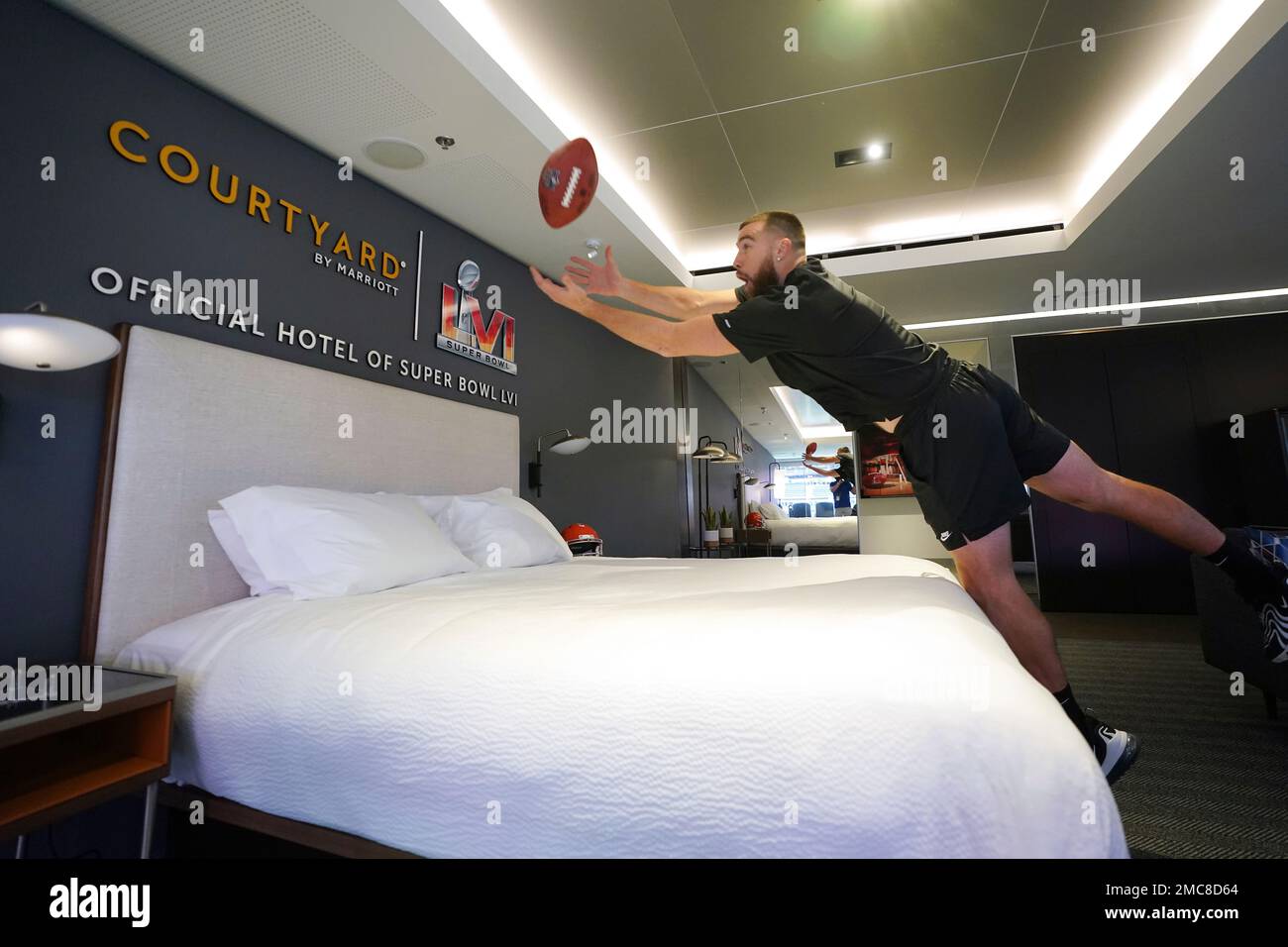 IMAGE DISTRIBUTED FOR COURTYARD BY MARRIOTT - NFL tight end Travis ...