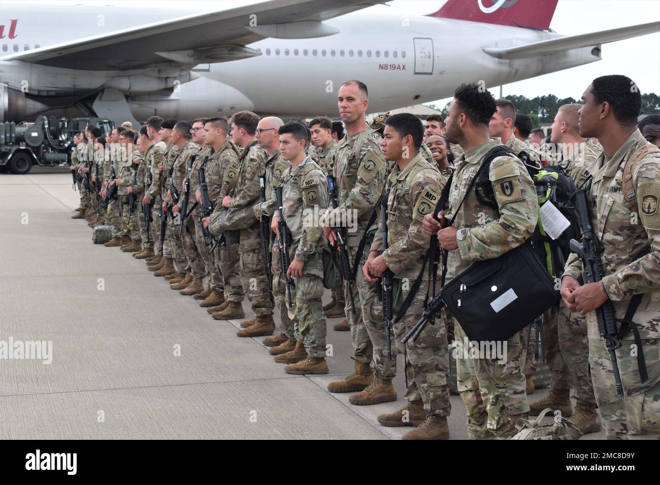 Soldiers assigned to the 16th Military Police Brigade return back to ...