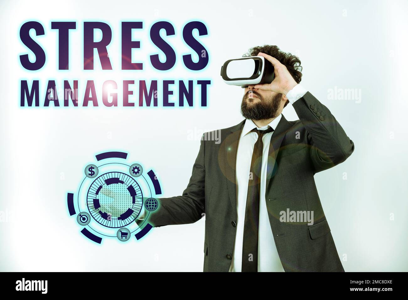 Inspiration showing sign Stress Management. Word Written on learning ...