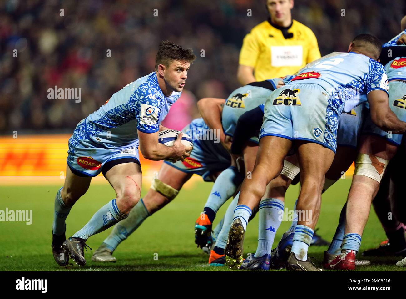 Castres Rory Kockott during the Heineken Champions Cup match at Sandy ...