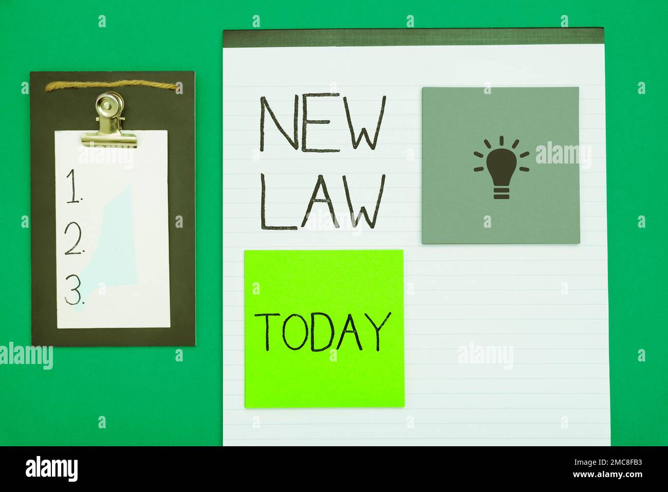 Inspiration showing sign New Law. Word for system of rules that ...