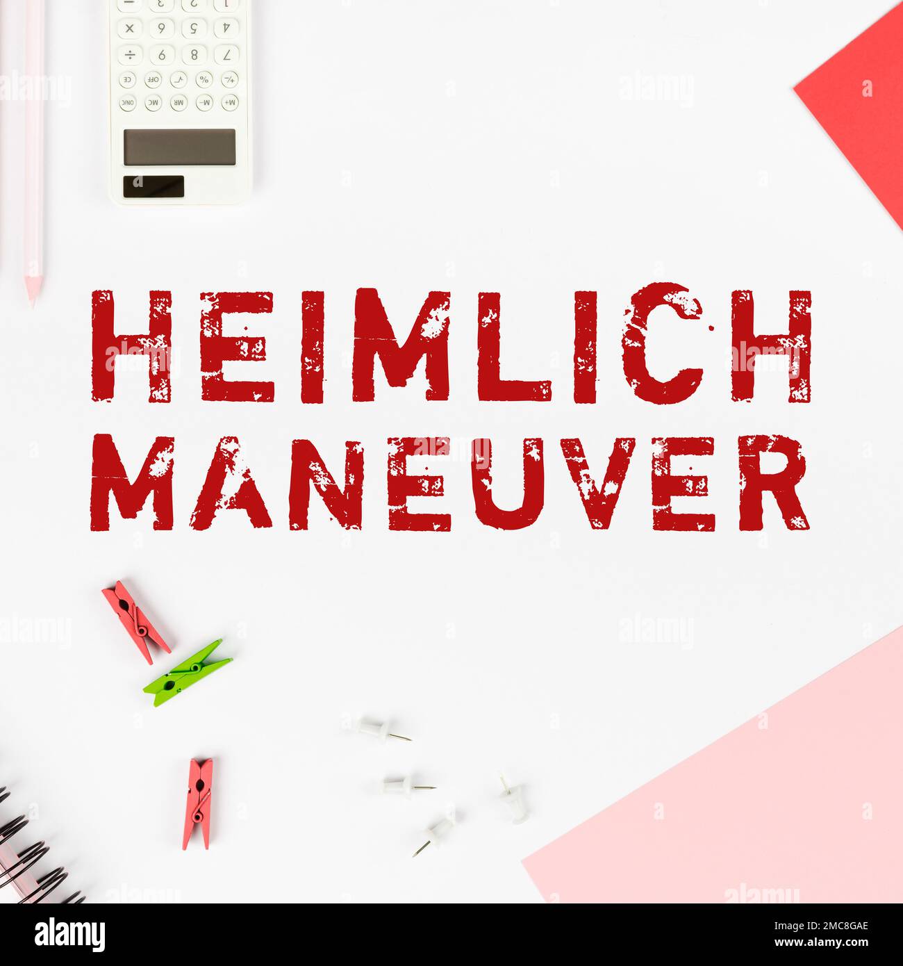 Inspiration showing sign Heimlich Maneuver. Word for application of ...
