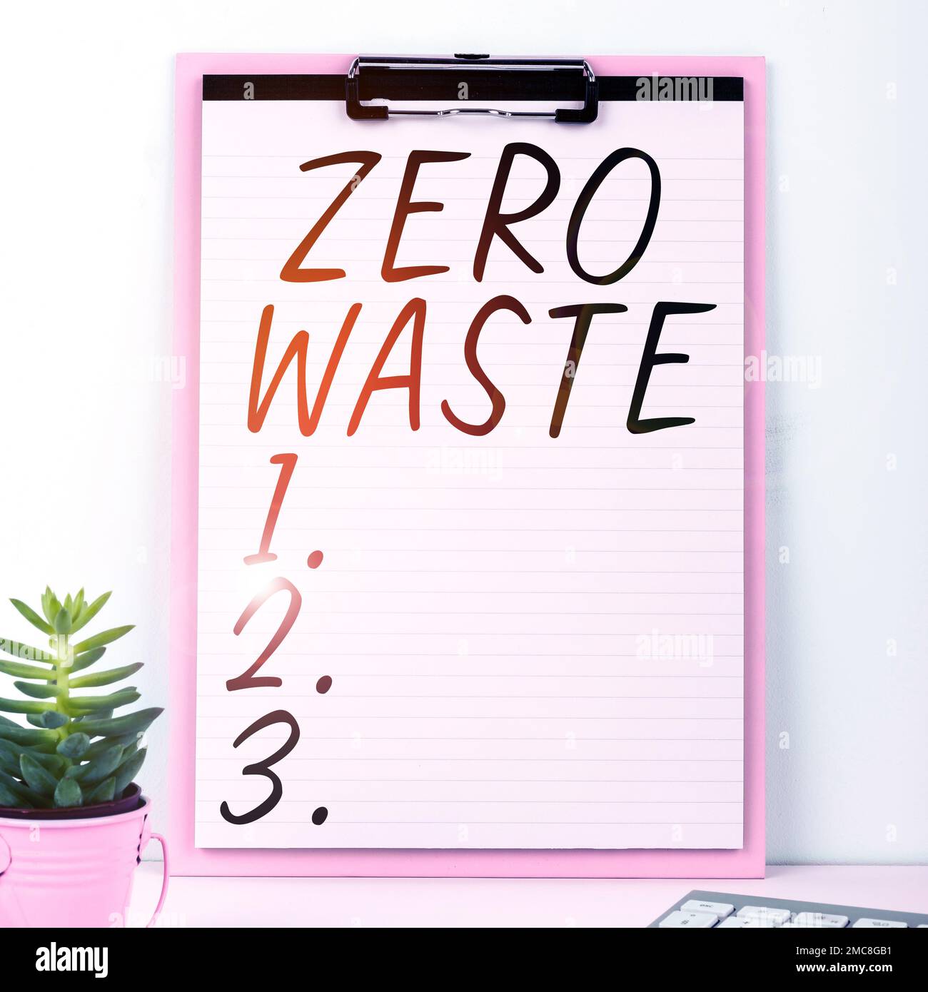 Writing displaying text Zero Waste. Business showcase industrial responsibility includes ...