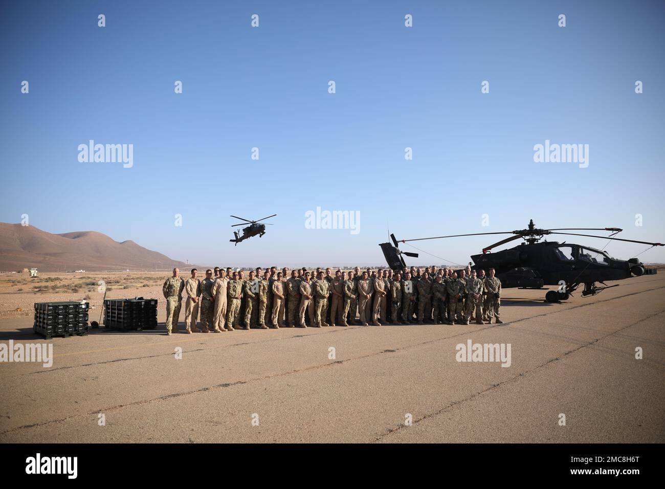 U.S. Army National Guard and Royal Moroccan Army pilots and flight ...