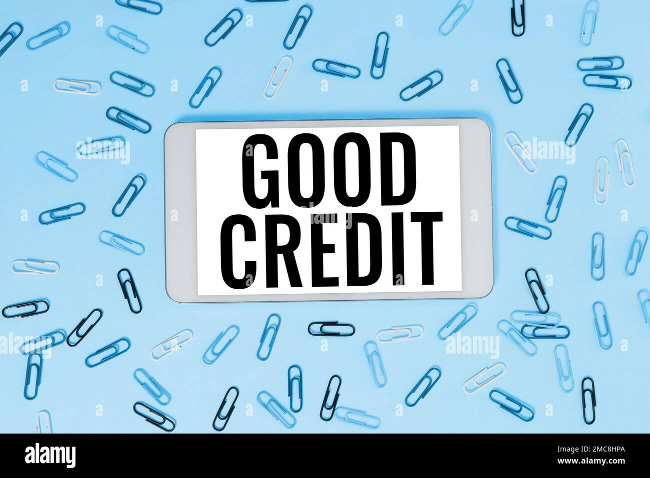 Inspiration showing sign Good Credit. Word Written on borrower has a ...