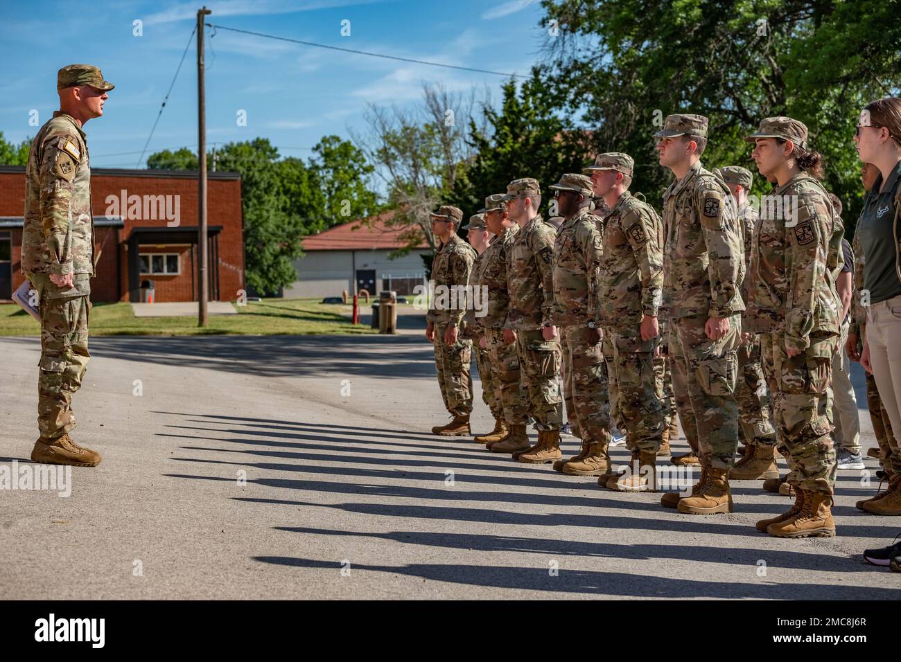 Cadets from 1st Regiment practice their marching for drills and ...
