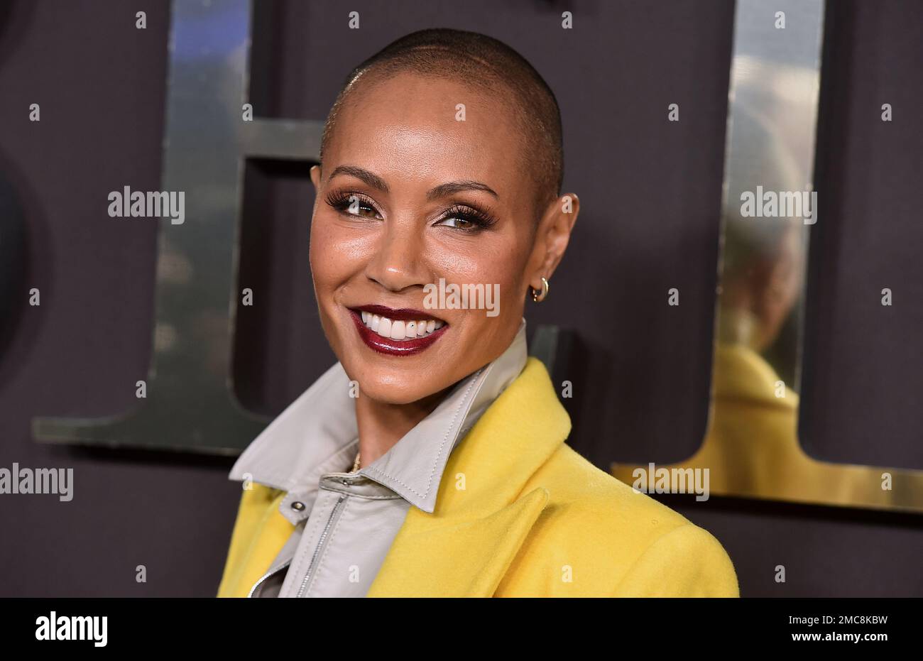 Jada Pinkett Smith arrives at the premiere of "Bel-Air" on Wednesday ...