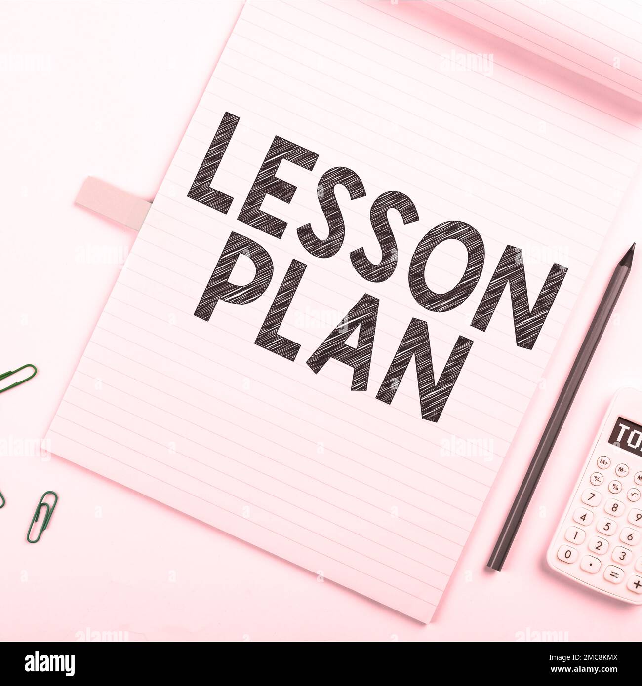 Inspiration showing sign Lesson Plan. Concept meaning a teacher's ...