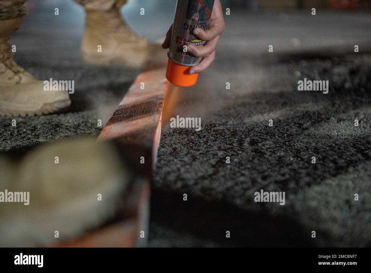 U.S. Air Force engineer assistants with the 379th Expeditionary Civil ...