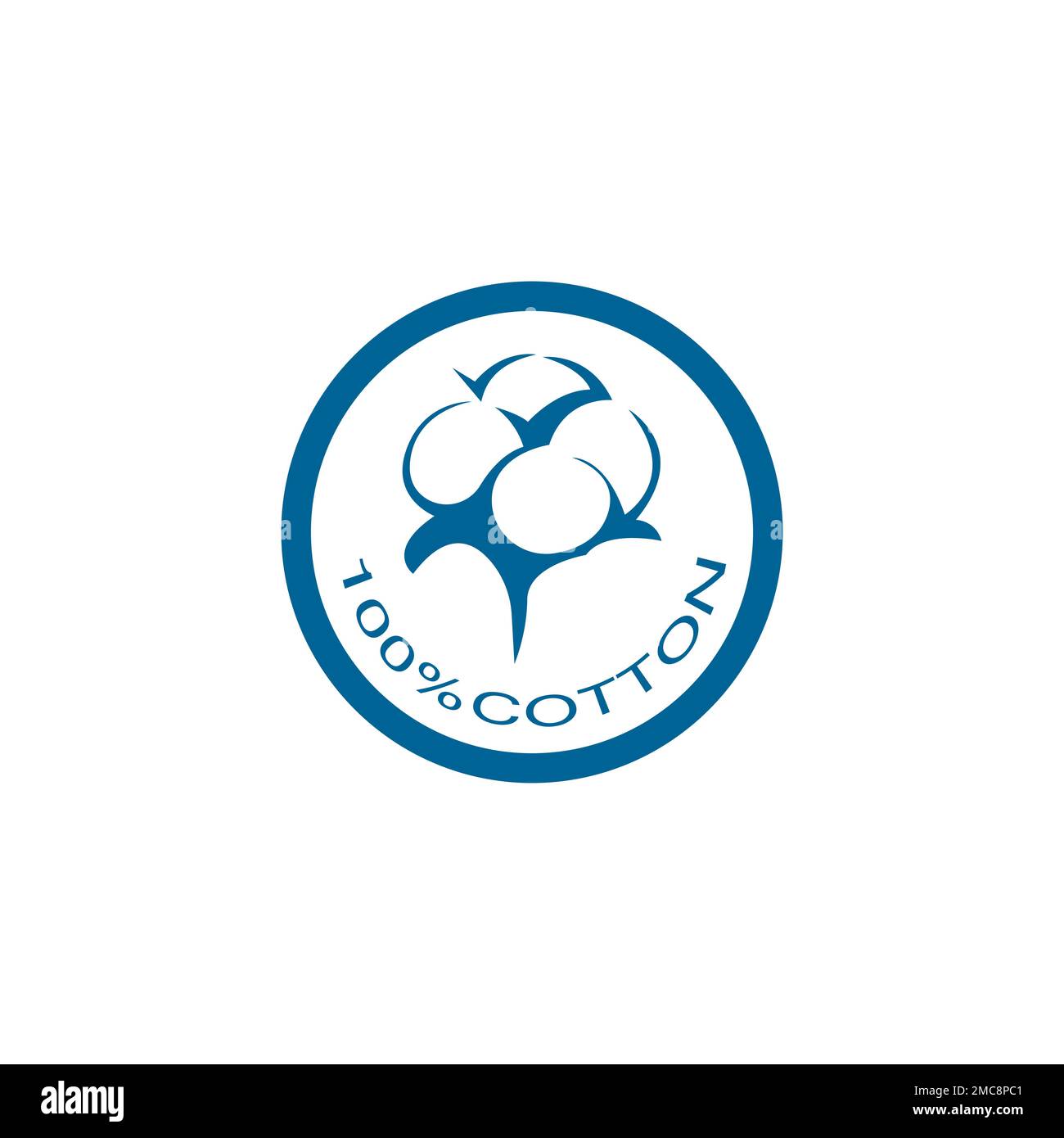 100% cotton icon.Natural organic cotton, pure cotton vector labels.logo ...
