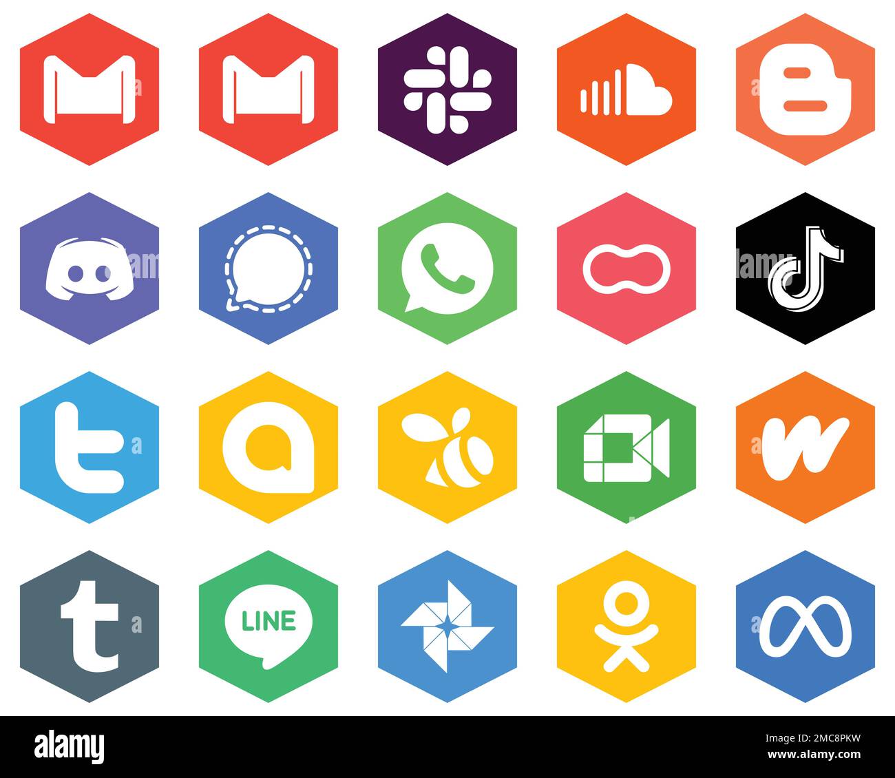 Discord white logo Stock Vector Images - Alamy