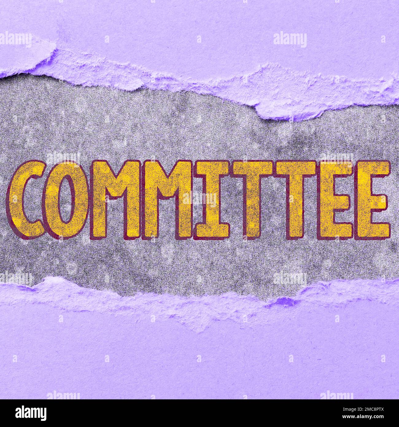 Hand writing sign Committee. Business approach Group of people ...