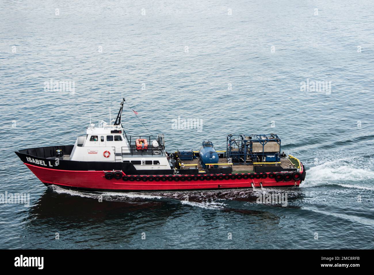 The busiest container port in North America, the Port of Los Angeles ...