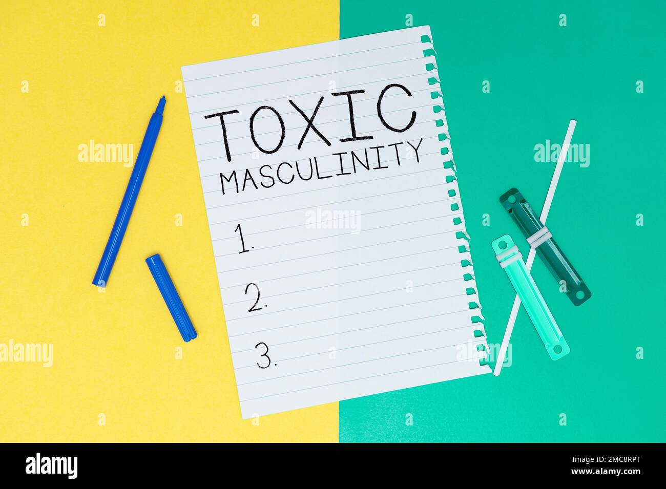 Inspiration showing sign Toxic Masculinity. Business approach describes ...