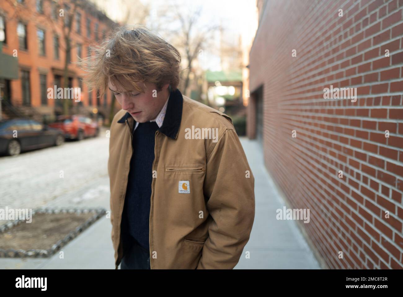 Actor Cooper Hoffman poses for a portrait to promote his film "Licorice ...