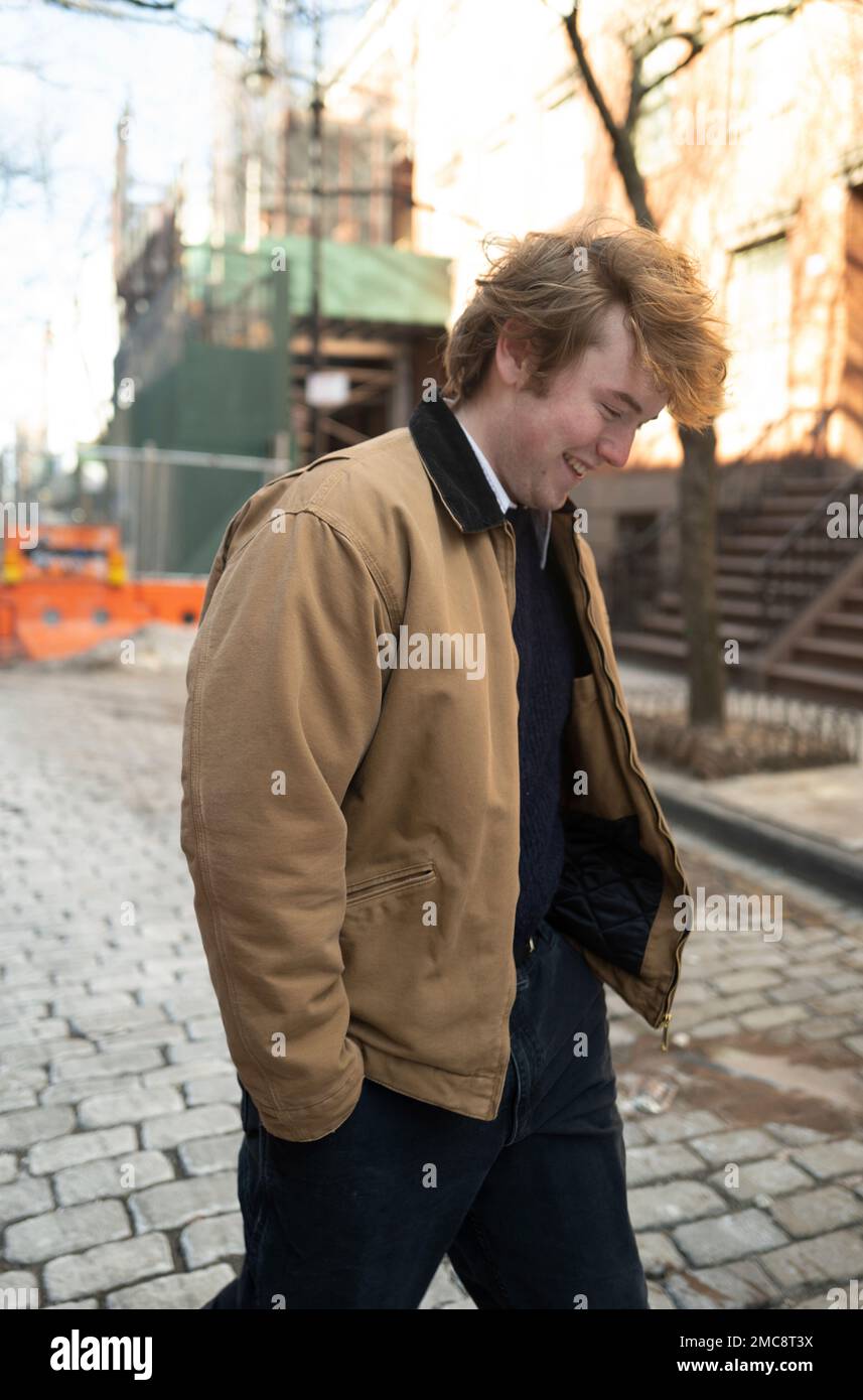 Actor Cooper Hoffman poses for a portrait to promote his film "Licorice ...