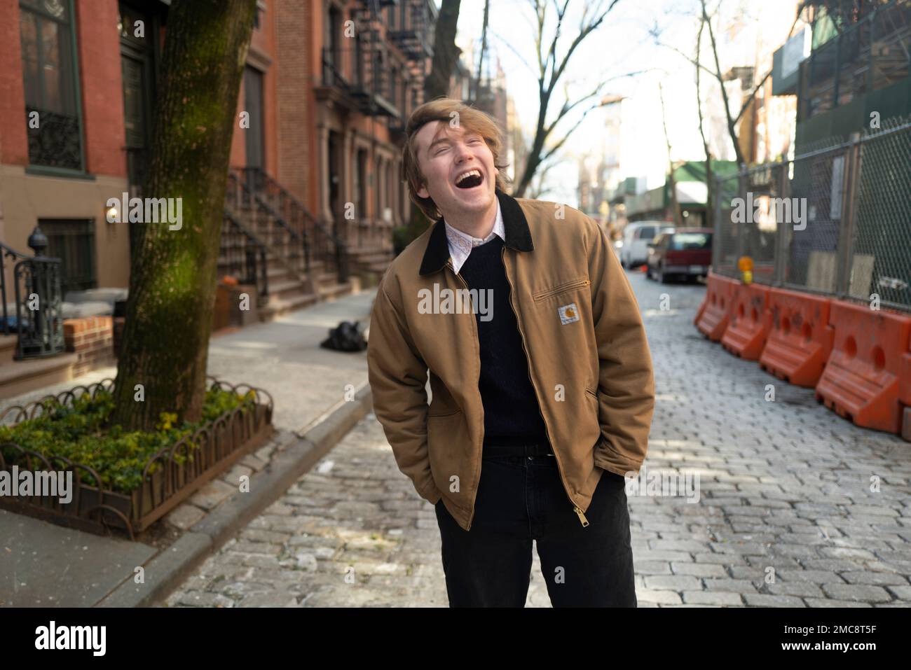 Actor Cooper Hoffman poses for a portrait to promote his film "Licorice ...
