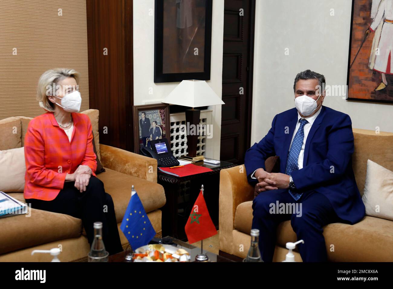 Moroccan Prime Minister Aziz Akhannouch meets with European Commission ...
