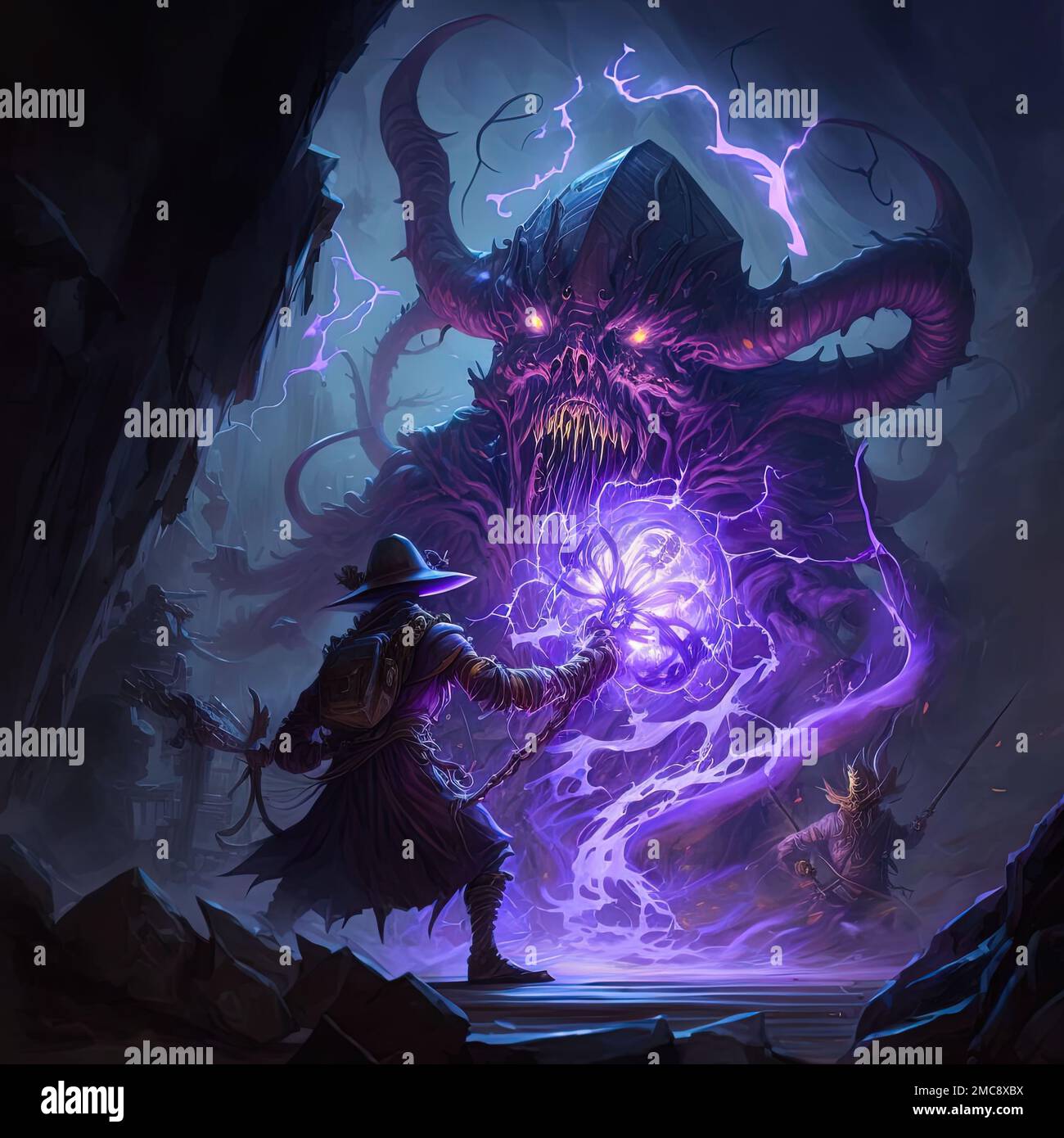 Horrific illustration hi-res stock photography and images - Alamy