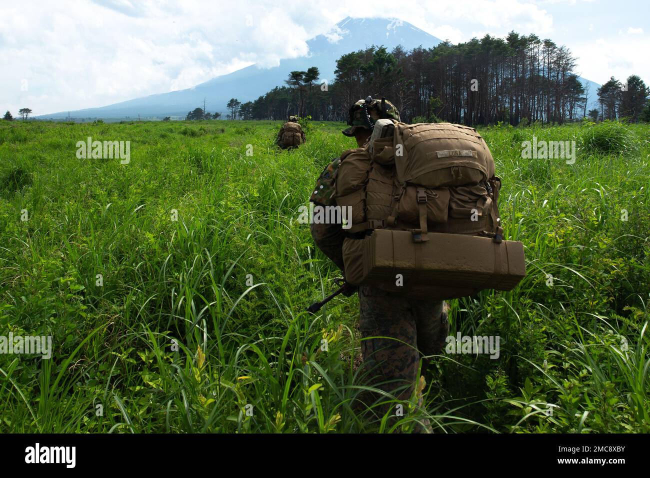 U.S. Marine Corps Capt. Mark Deal, a company commander, and Sgt. Juan ...