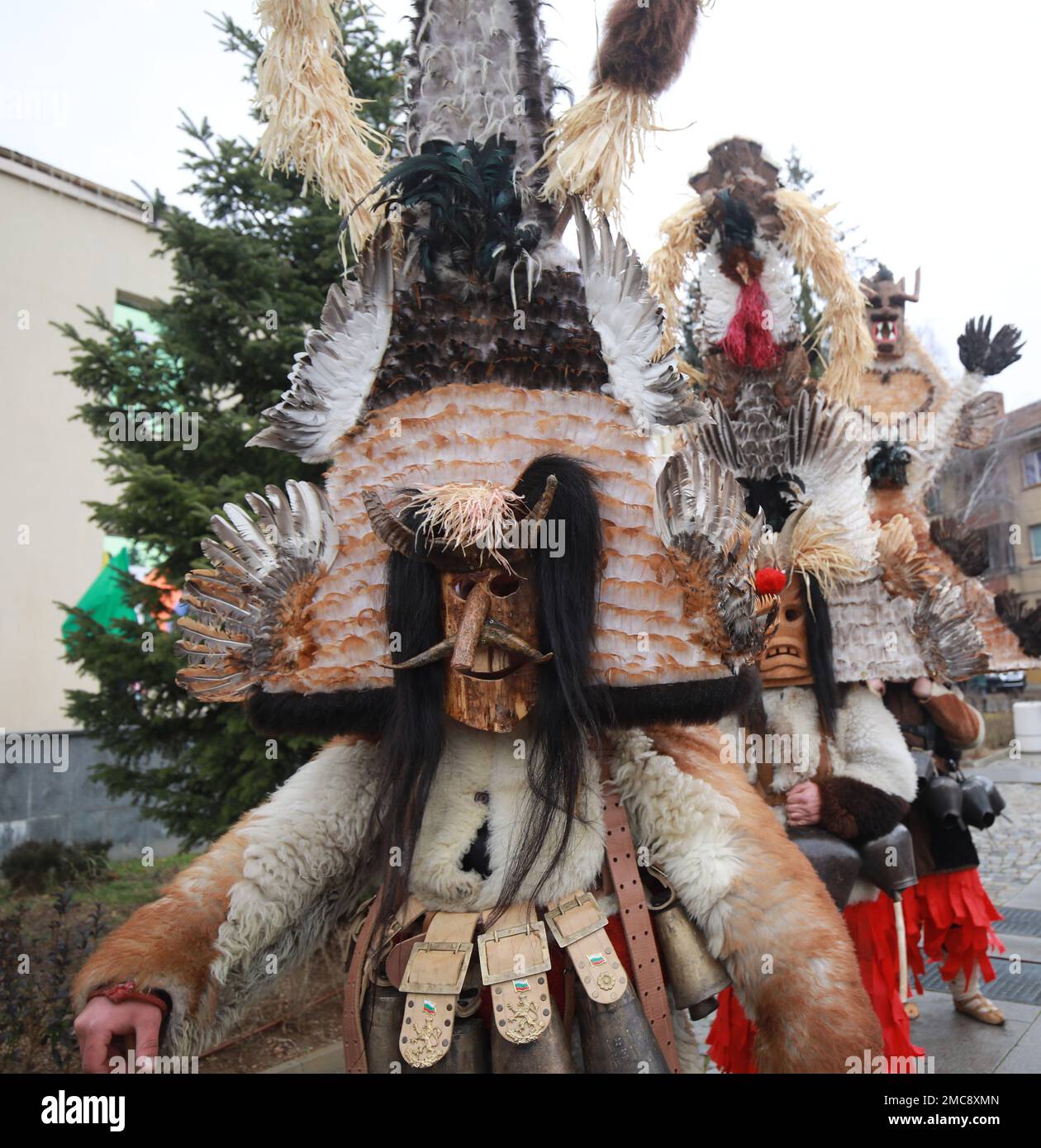 Festival of the Masquerade Games Surova in Breznik, Bulgaria Stock ...