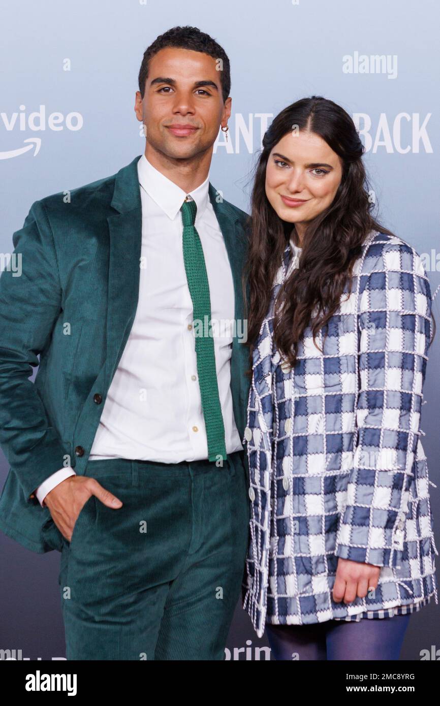 Mason Gooding, left and Dylan Gelula arrive at the premiere of "I Want ...