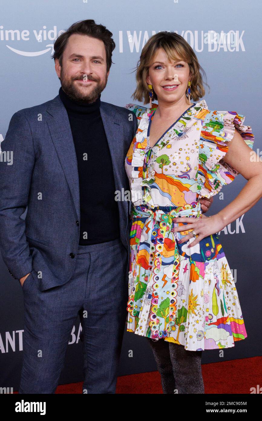 Charlie Day, left and Mary Elizabeth Ellis arrive at the premiere of "I ...
