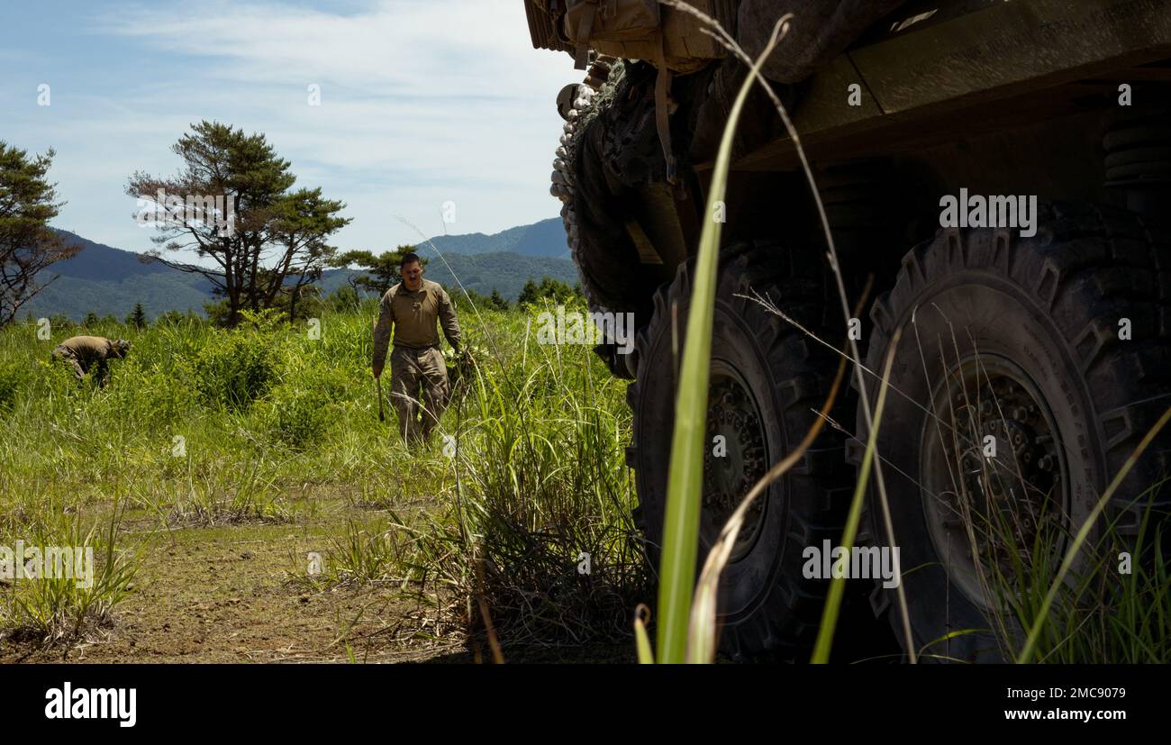 U.S. Marine Corps Lance Cpl. Juan Revoredo, an anti-tank missile gunner ...