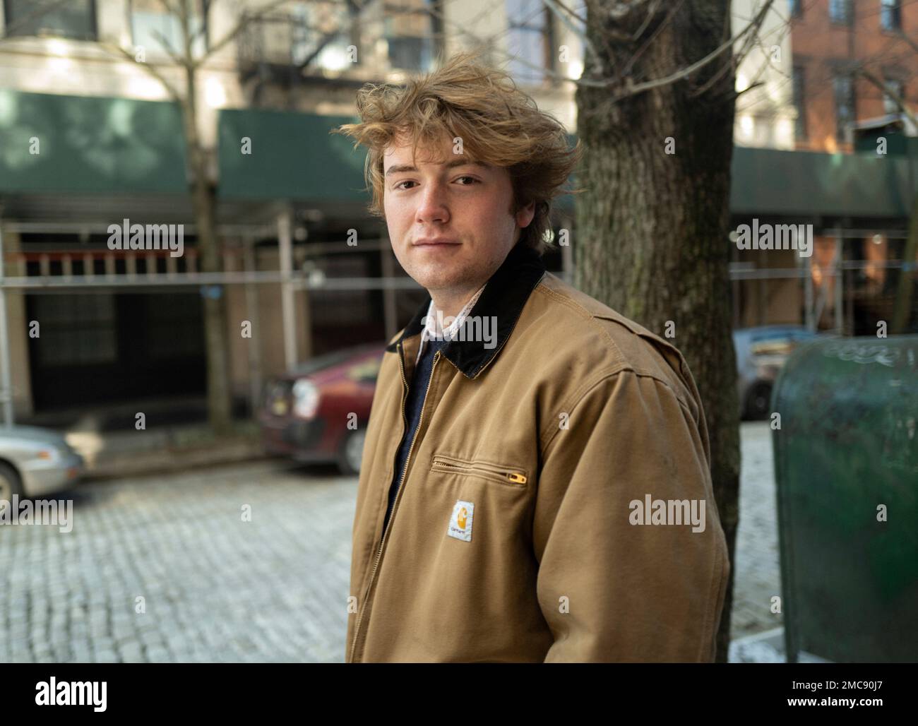 Actor Cooper Hoffman poses for a portrait to promote his film "Licorice ...