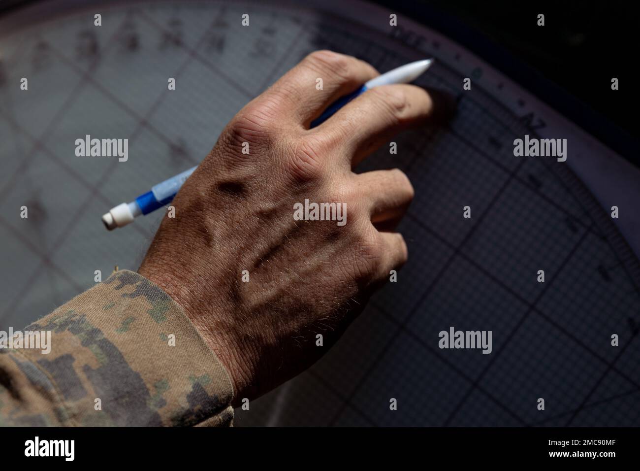 A U.S. Marine with 3d Light Armored Reconnaissance Battalion (LAR ...