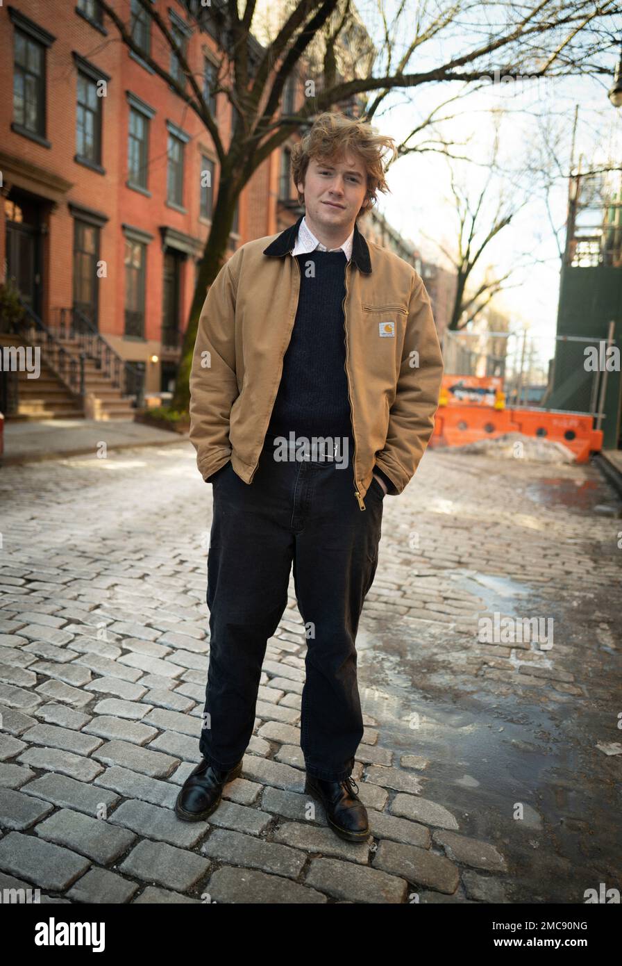 Actor Cooper Hoffman poses for a portrait to promote his film "Licorice ...