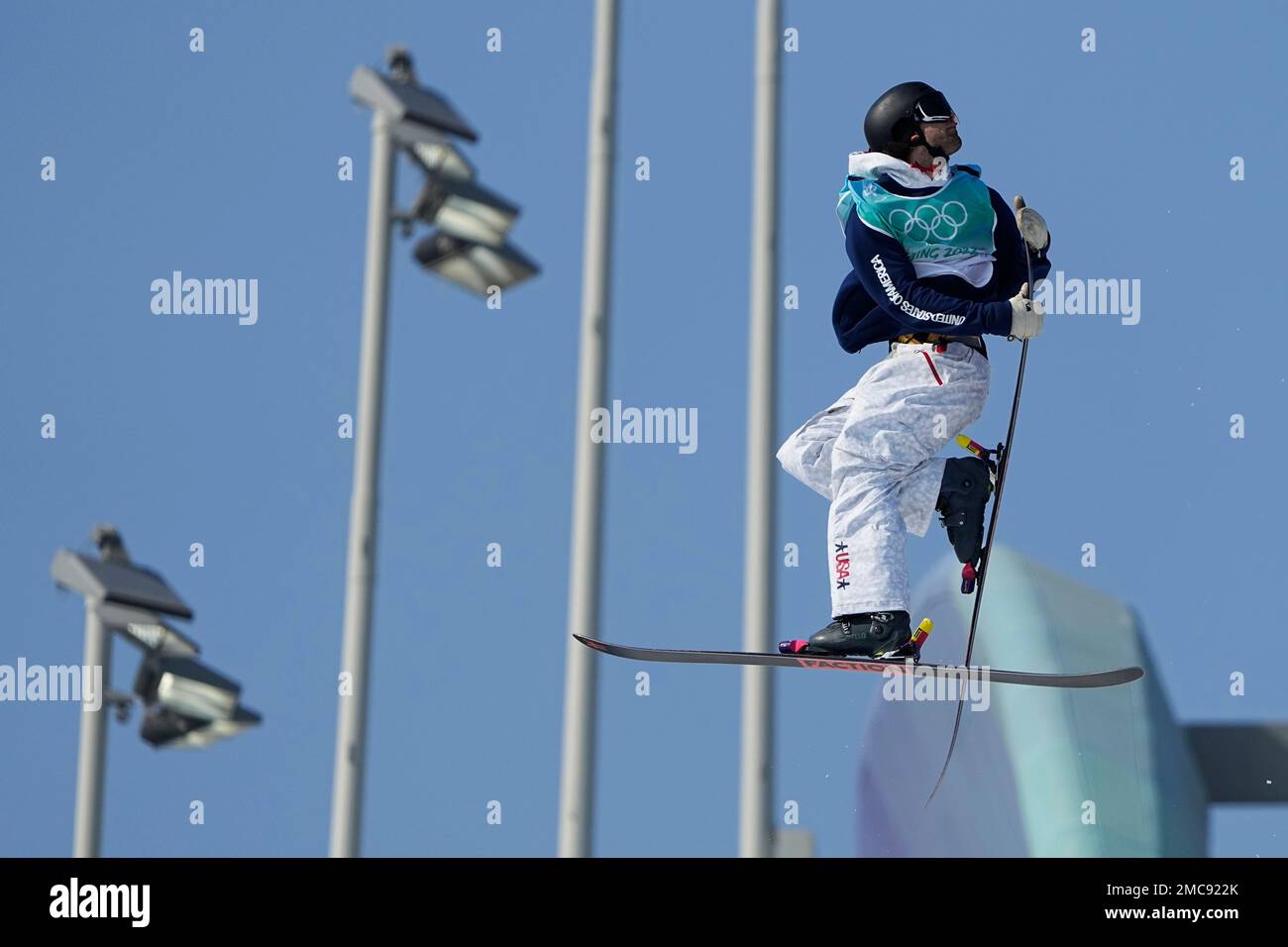 Alexander Hall of the United States competes during the men's freestyle ...