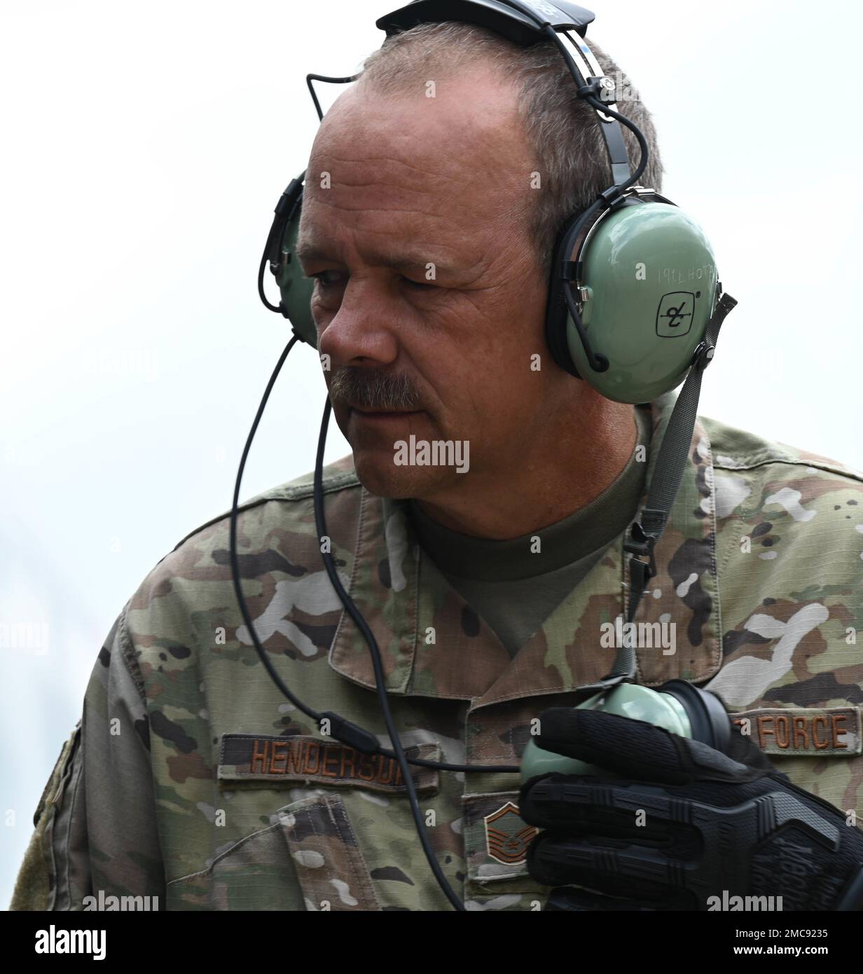 U.S. Air Force Master Sgt. Eric Henderson from Selfridge Air National ...